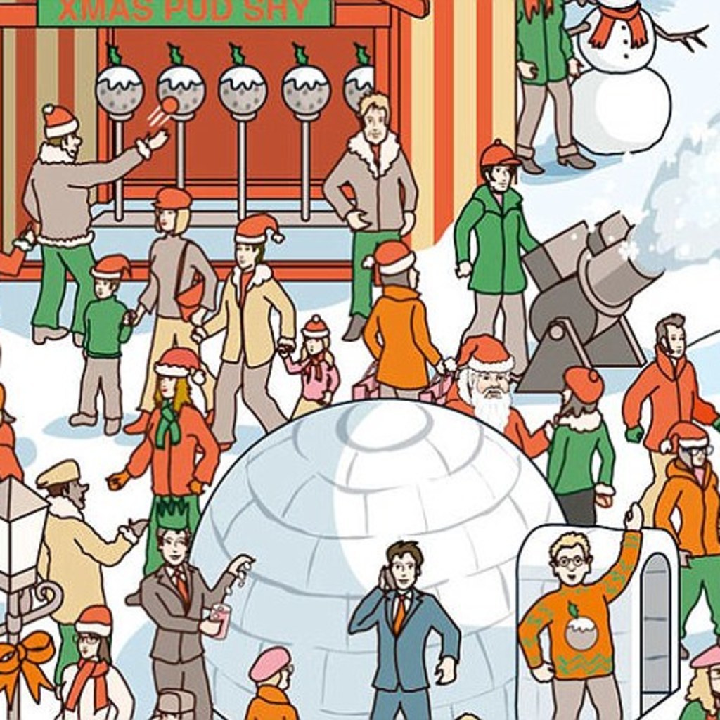 Can YOU spot Santa in this festive picture? We had to look a couple of ...