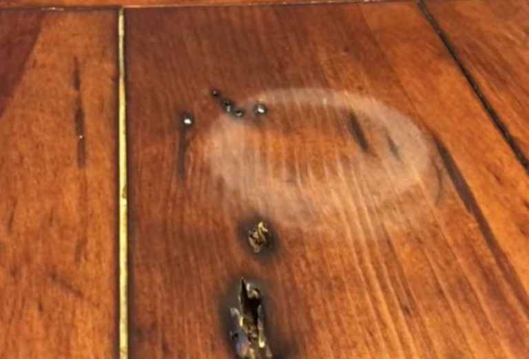 Forgot to use coasters? THIS is how you remove water marks from your ...