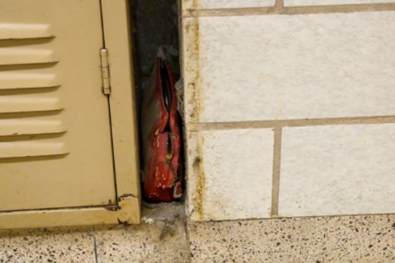 Exceptional: old school bag from 1957 contains unique items from the past