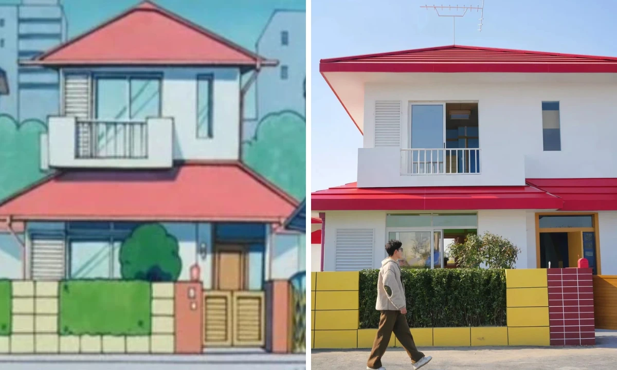 Chinese Man Borrows $410K to Build Real-Life Crayon Shin-chan House