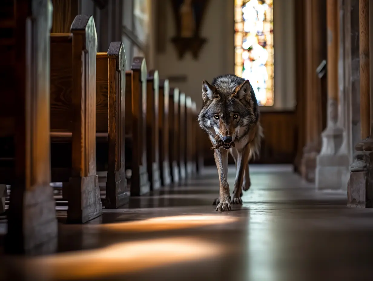 Wolf Breaks Into Church—Churchgoers Were Not Prepared For What Happened ...