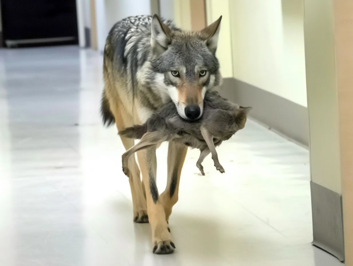 Wolf Breaks Into Hospital – Nurse Brought to Tears by What It Carries ...