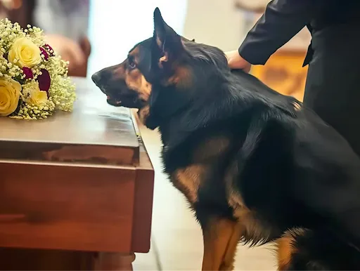 Ex-Police Dog Keeps Barking At Past Owner's Coffin - Revealing The ...