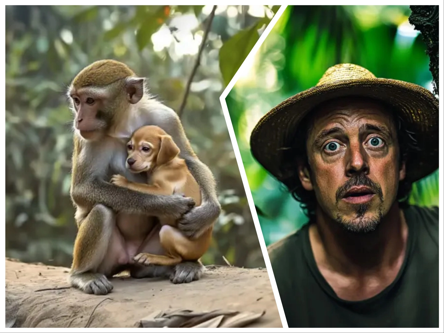 Monkeys Drag Away Puppies - Tourist Turns Pale On Uncovering The Truth - Page 9 of 43