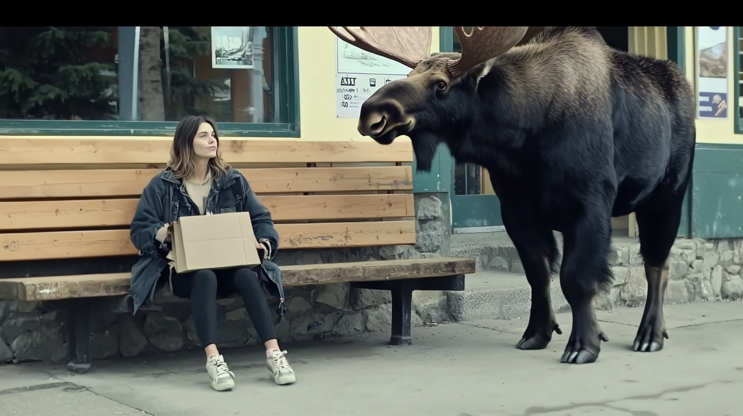 The Moose Approaches A Woman, and She Decides to Follow - Page 2 of 40