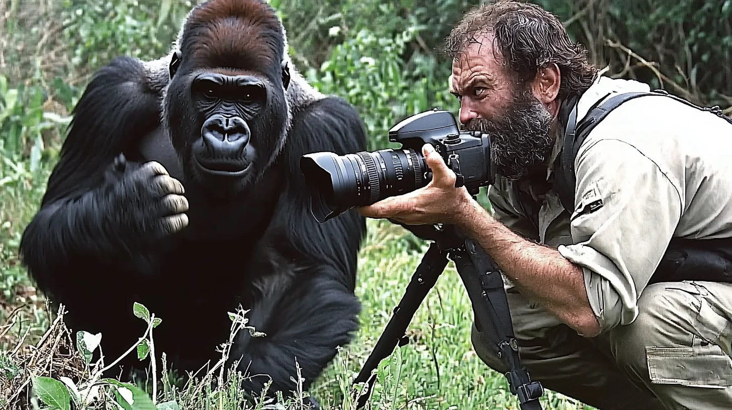 Gorilla Seeks Help from Photographer – The Unbelievable Truth Revealed ...