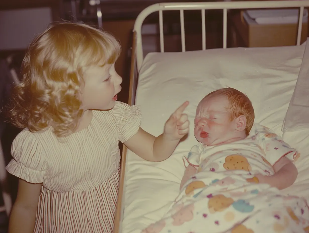 When She Met Her Newborn Sister And Cried ‘thats Not My Sister Her