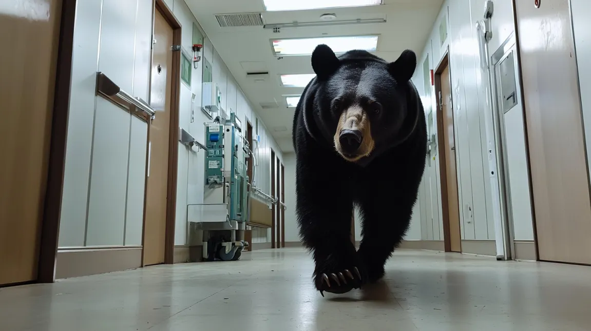 Bear Breaks Into Hospital - Nurse Brought to Tears by What It Carries ...