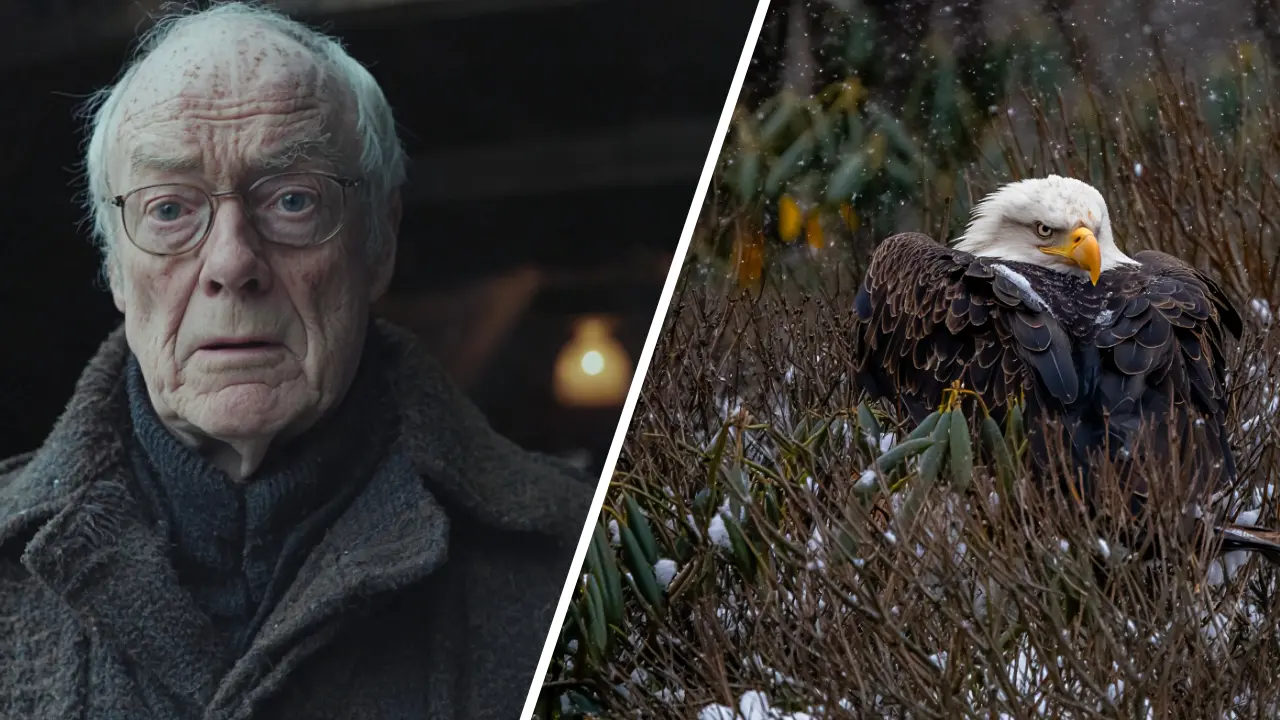Eagle Found Freezing in the Snow - But What It Was Hiding Under its ...