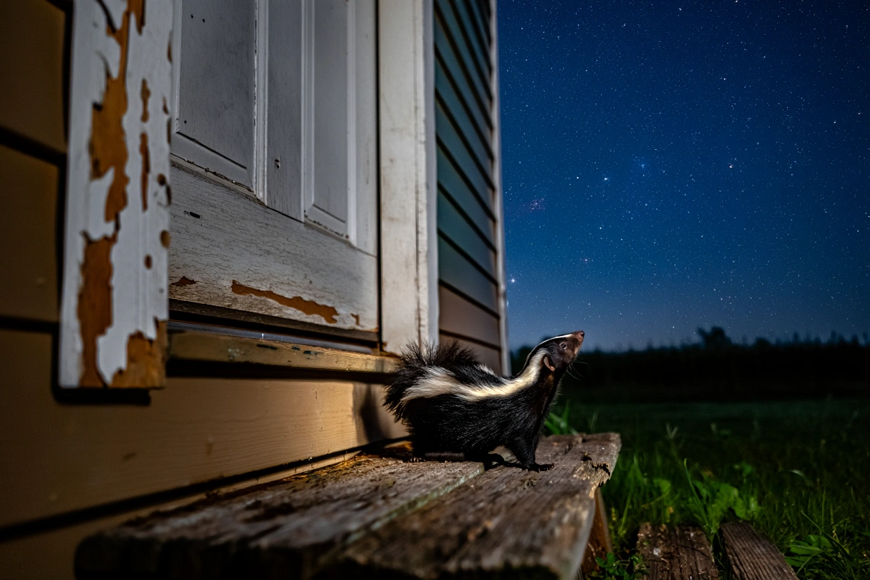Skunk Appears on Porch Every Night – What It Was Hiding Will Surprise ...