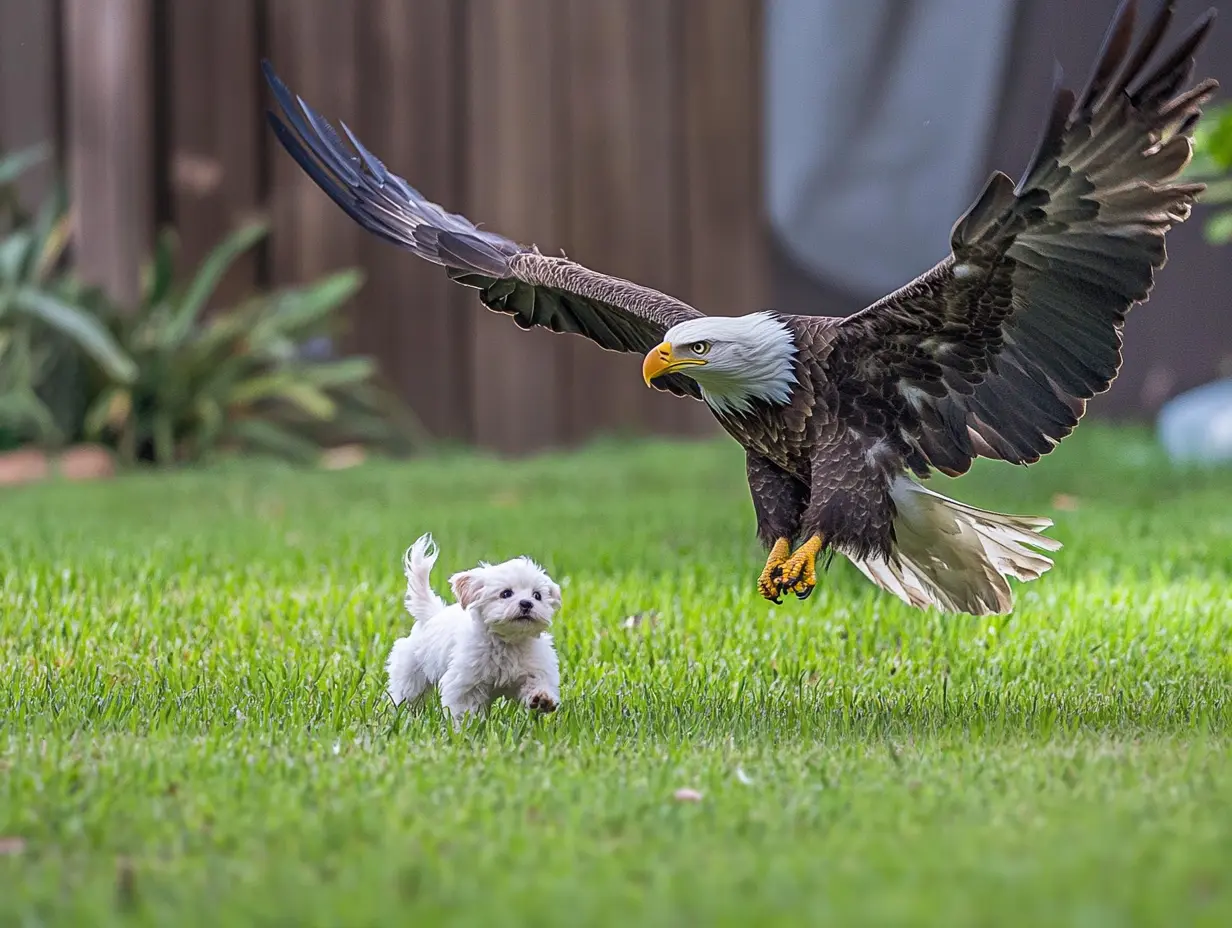 Eagle Snatches Puppy from Yard – The Neighbors Discover an Unsettling ...