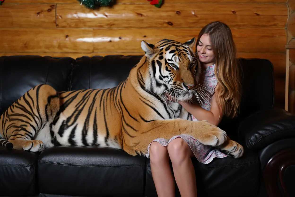 21 Year Old Girl Lives Together With a Pet Tiger - Page 2 of 2