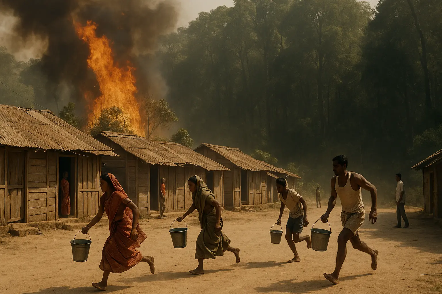 Fire Breaks Out in Remote Village — But Help Comes From the Last Place ...