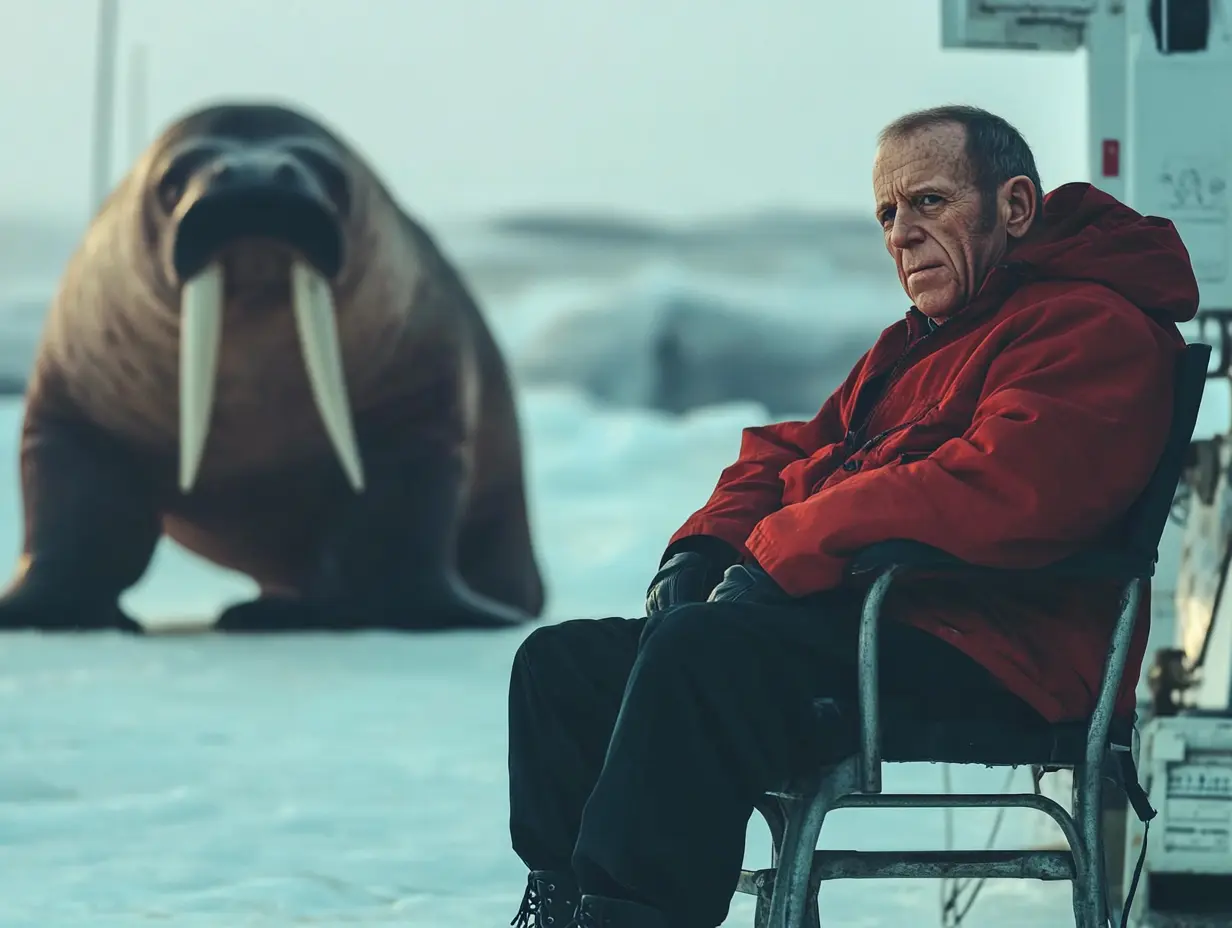 He Thought He Was Alone on the Ice—Until a Giant Walrus Appeared