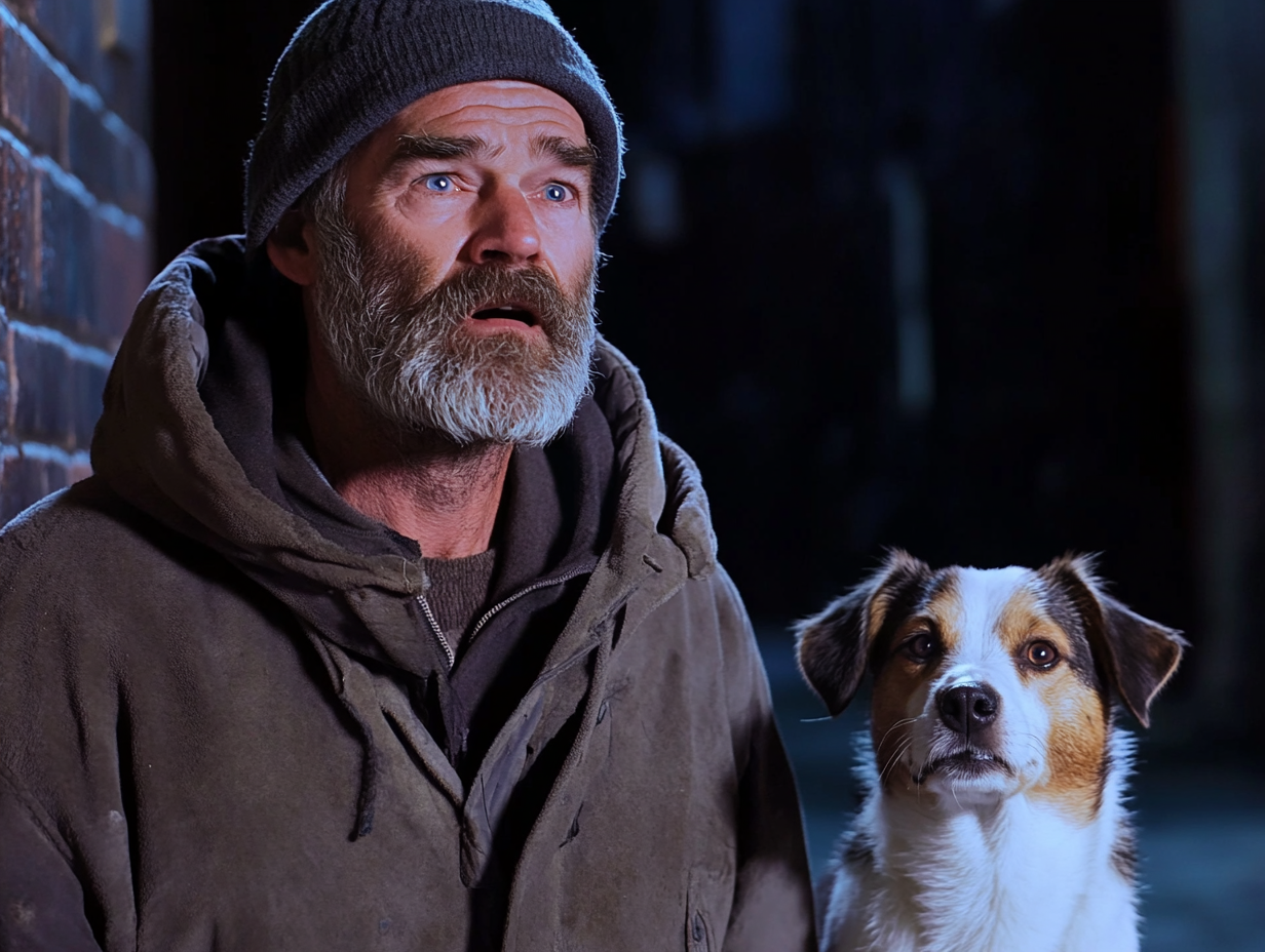 Homeless Man and His Dog Hear a Scream—What Happens Next Changes His ...
