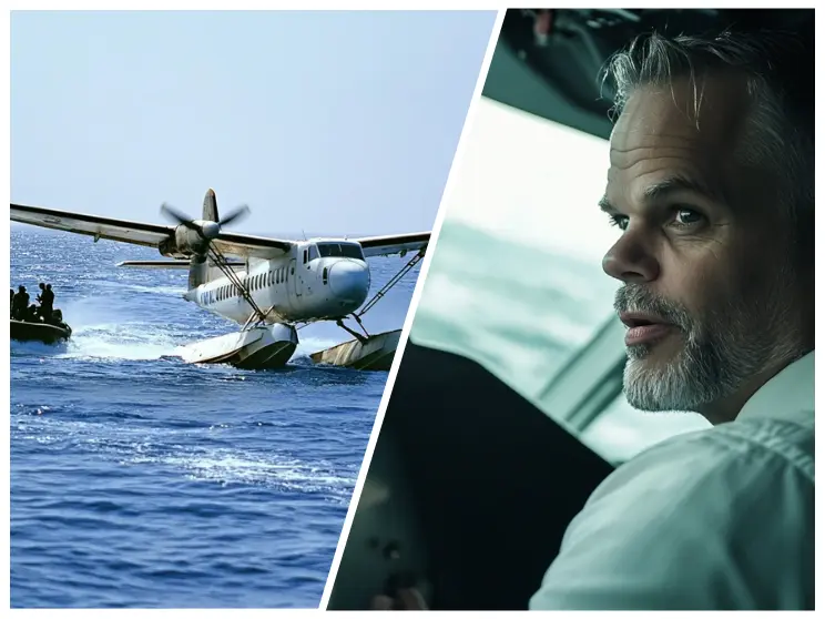 Seaplane Performs An Emergency Landing In The Ocean And Encounters ...