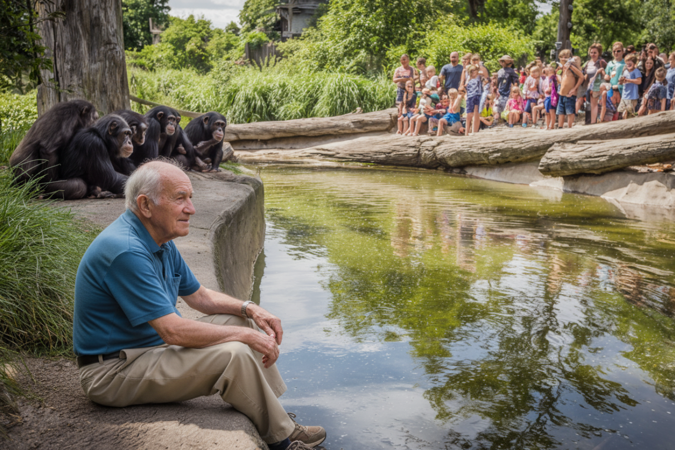 Grandpa Slips Into Chimp Enclosure – What Zookeepers Witness Next Is ...
