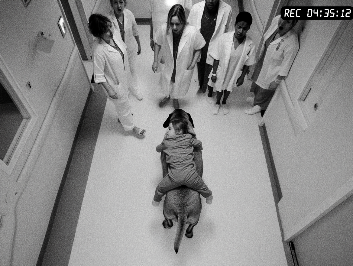 Staff Freeze In Horror When A Dog Walks Into The Hospital Carrying This ...