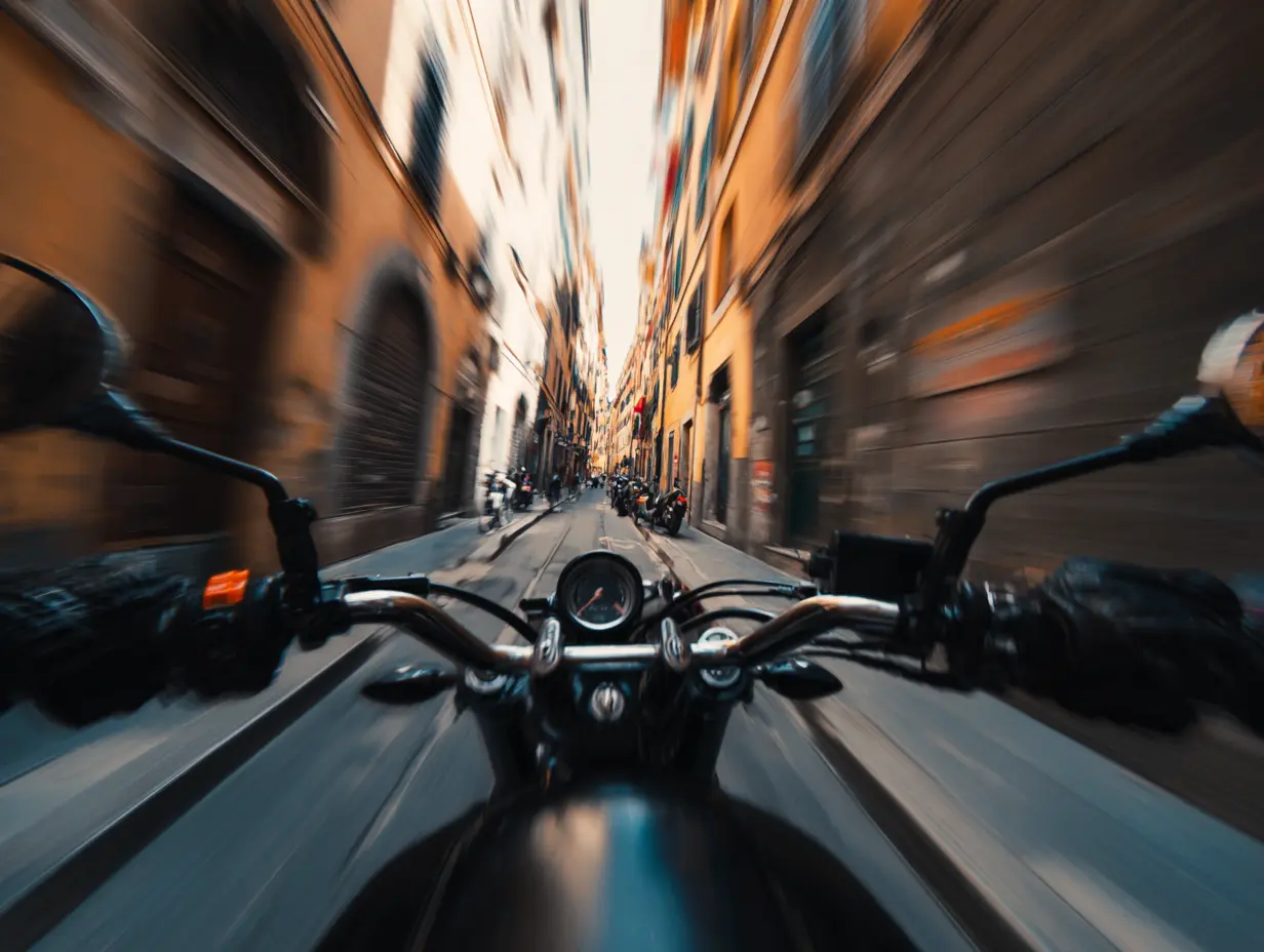 Spectacularly Foolish Rider Without a License Rides Recklessly — Then ...
