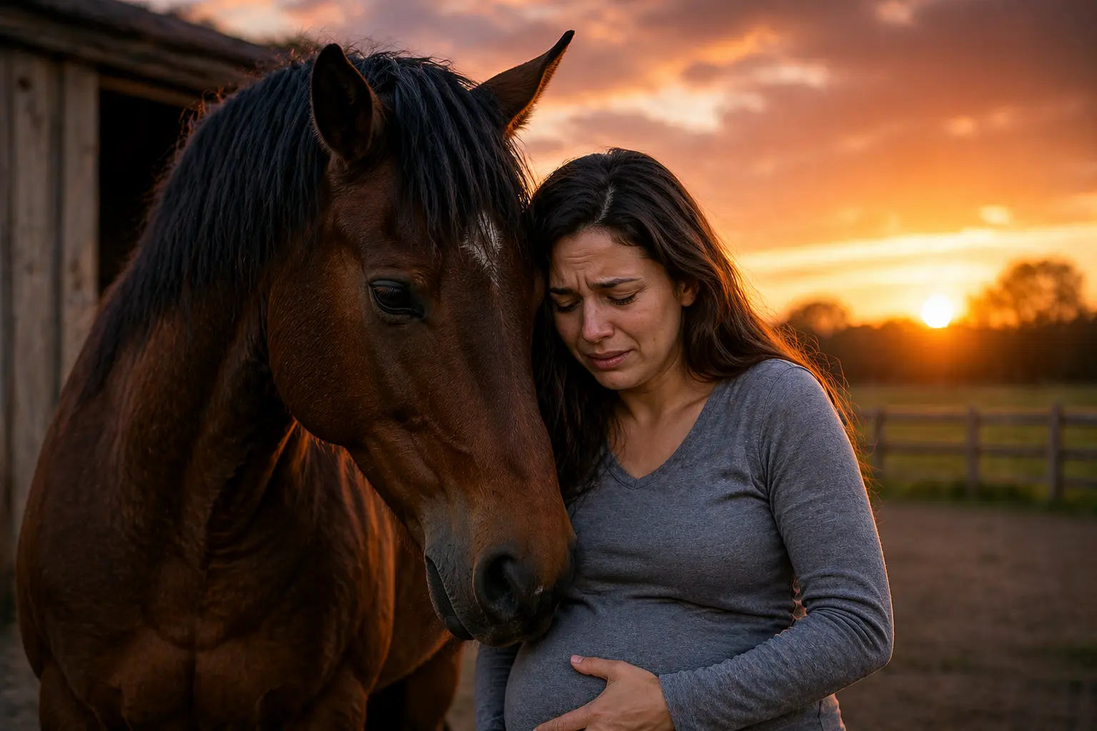 This Horse Wouldn’t Stop Hugging Her — Then Doctors Found Something ...
