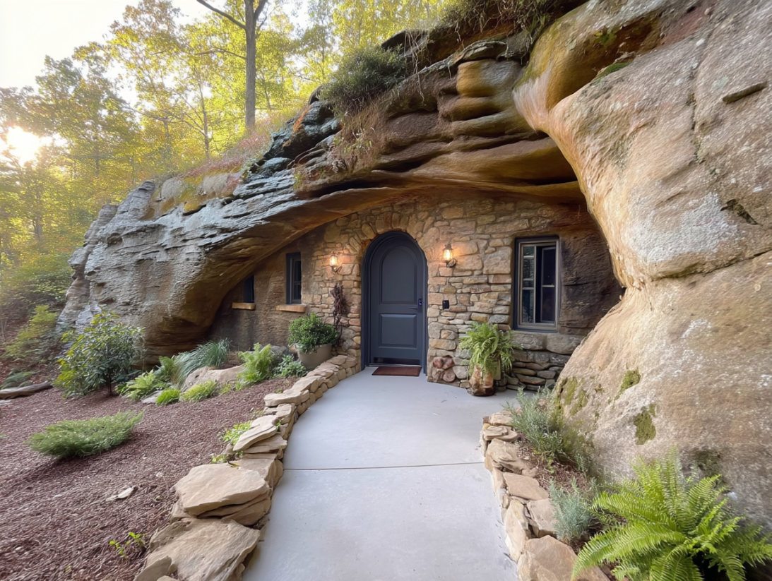 This 78 Year Old Had Her Dream Home Built Within a Cave — But The ...